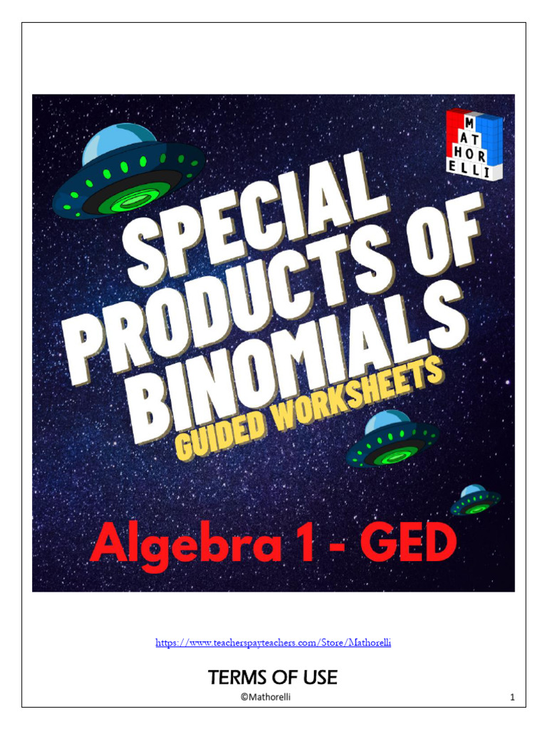 Special Products | PDF | Factorization | Polynomial