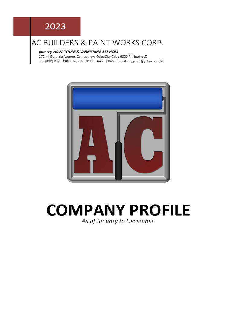 Company Profile 2023 | Download Free PDF | Paint | Materials Company Profile 2023 | Download Free PDF | Paint | Materials
