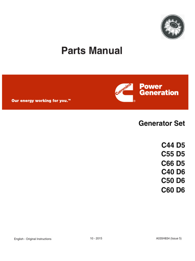 Parts Manual: Generator Set | PDF
