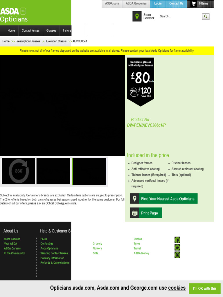 Asda Opticians Buy Contact Lenses Online Affordable UK Prices | PDF