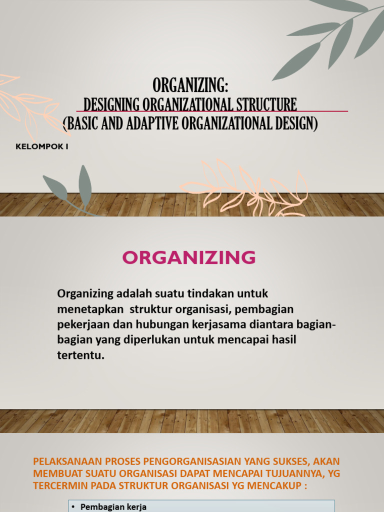 Organizing | PDF