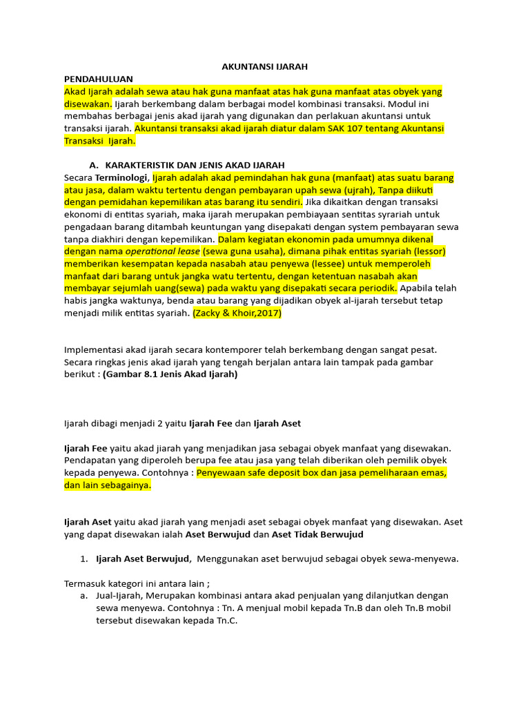 Ijarah | PDF
