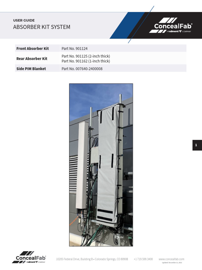 Microwave Absorber Pad User Guide | PDF | Antenna (Radio) | Electrical ...