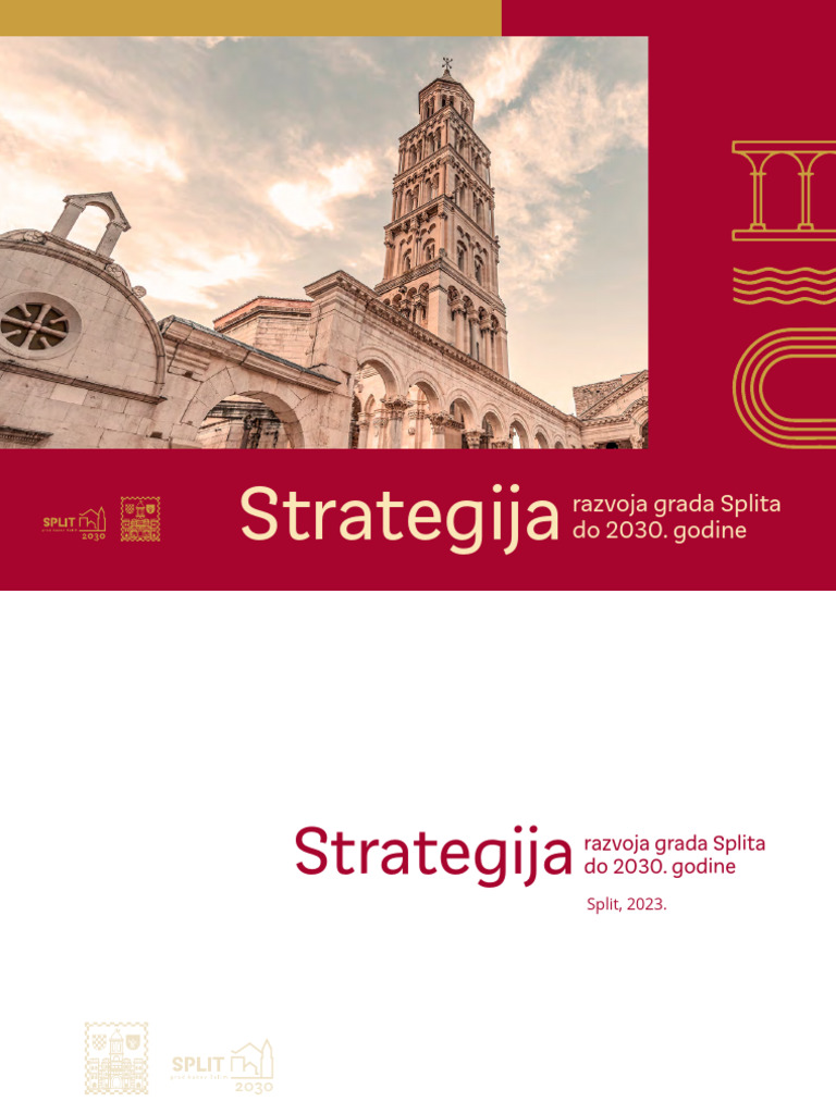 Strategija Razvoja Grada Splita Do 2030. Godine | PDF