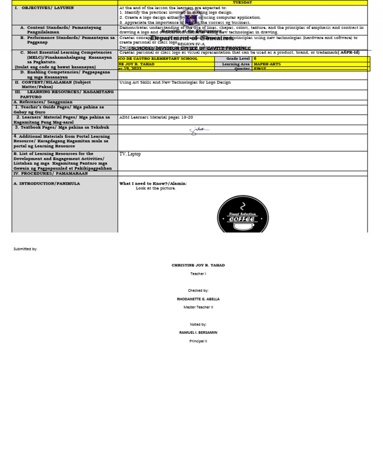 Mapeh-Q1 - Week4 Day2 | PDF