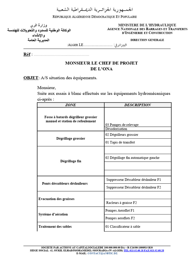 Anbt - Equipement | PDF
