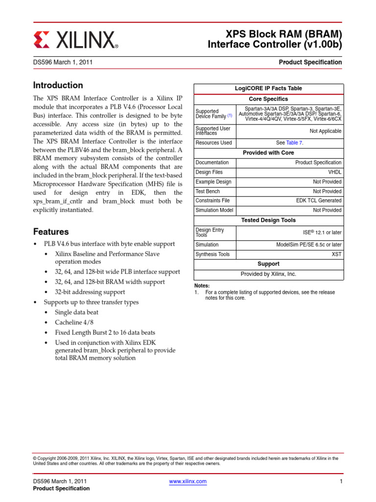 Xps Bram If CNTLR | PDF | 64 Bit Computing | Parameter (Computer Programming)