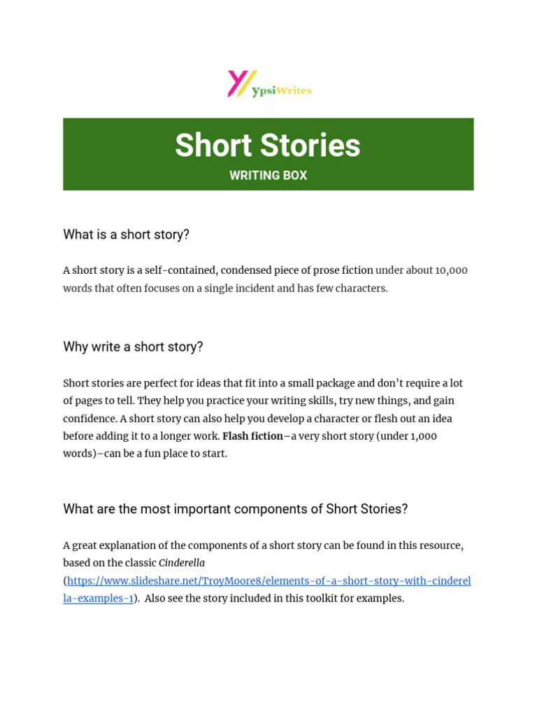 Short Stories | PDF | Cinderella