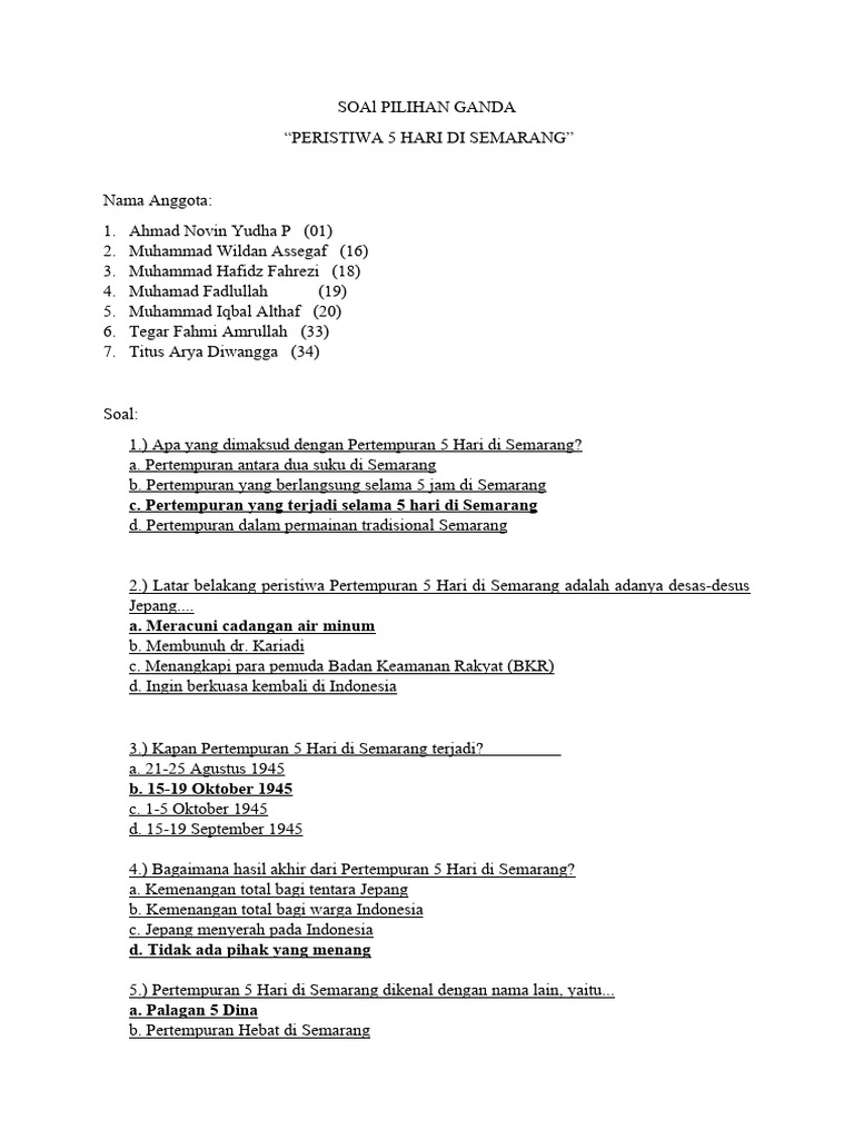 Pilgan Kel 1 | PDF | Sejarah | Gaya Hidup