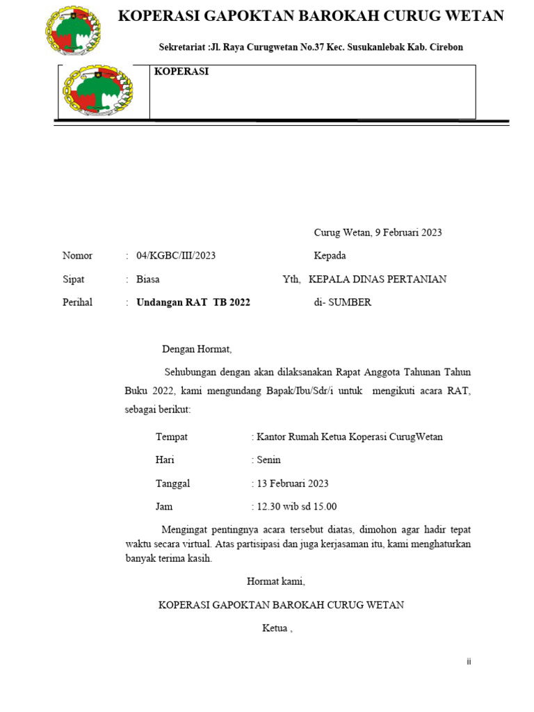 Surat Rat 2022 | PDF