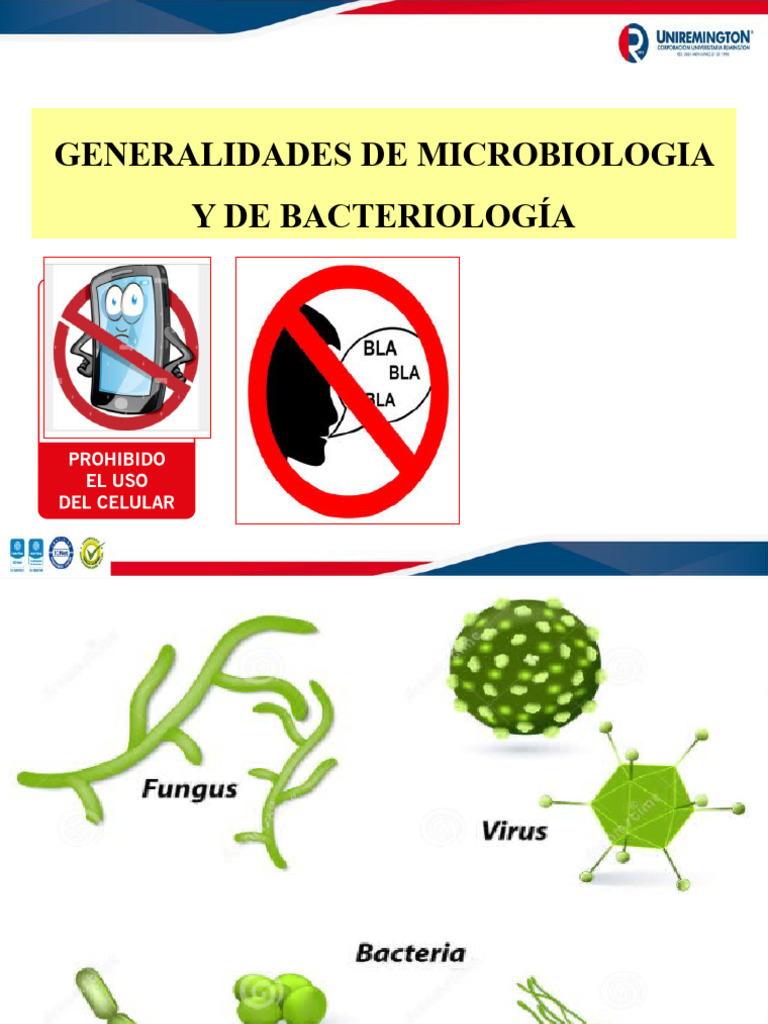 Clase 1 y 2. Generalidades Microbiologia y Bacteriologia. Vfin ENVIADA CUV 2023-1 11.2 | PDF