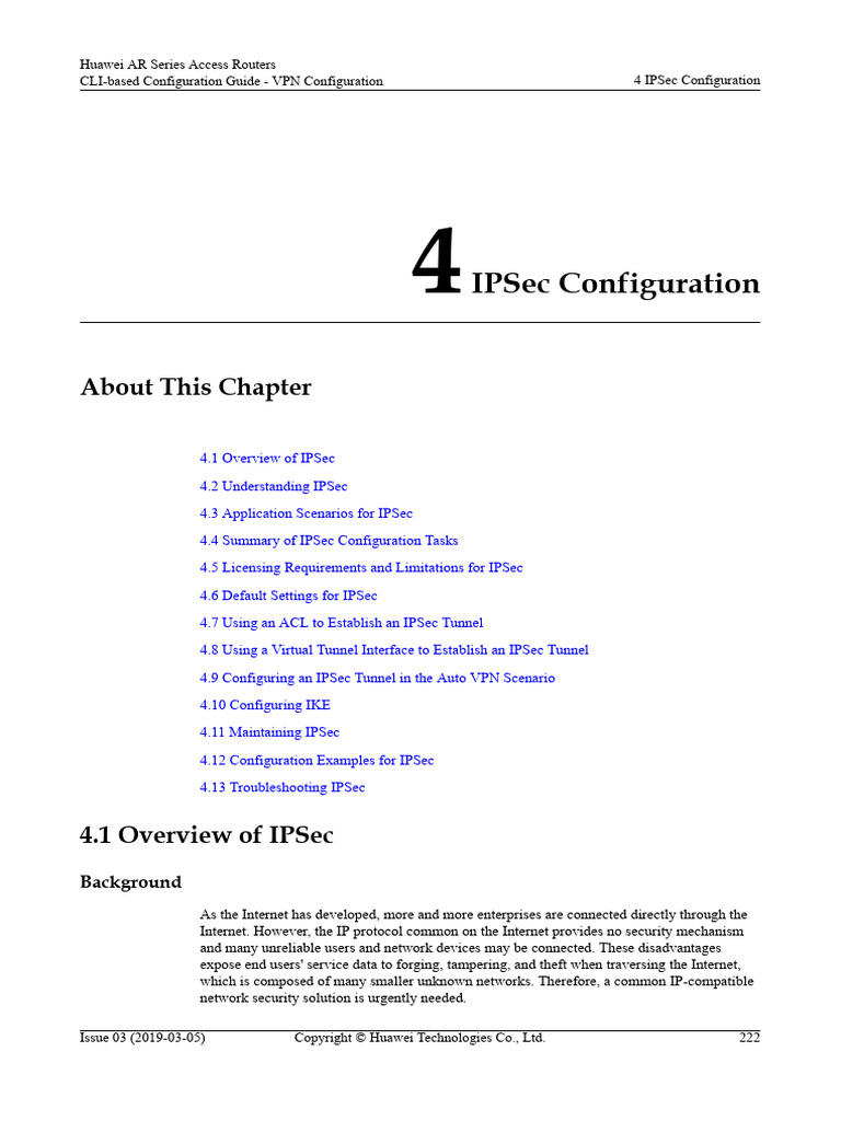 01-04 IPSec Configuration | PDF | Internet Protocols | Virtual Private Network