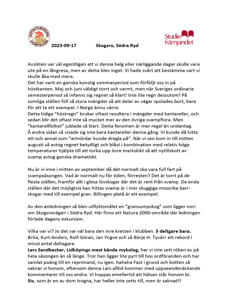 Skogsro 2023-09-17 | PDF
