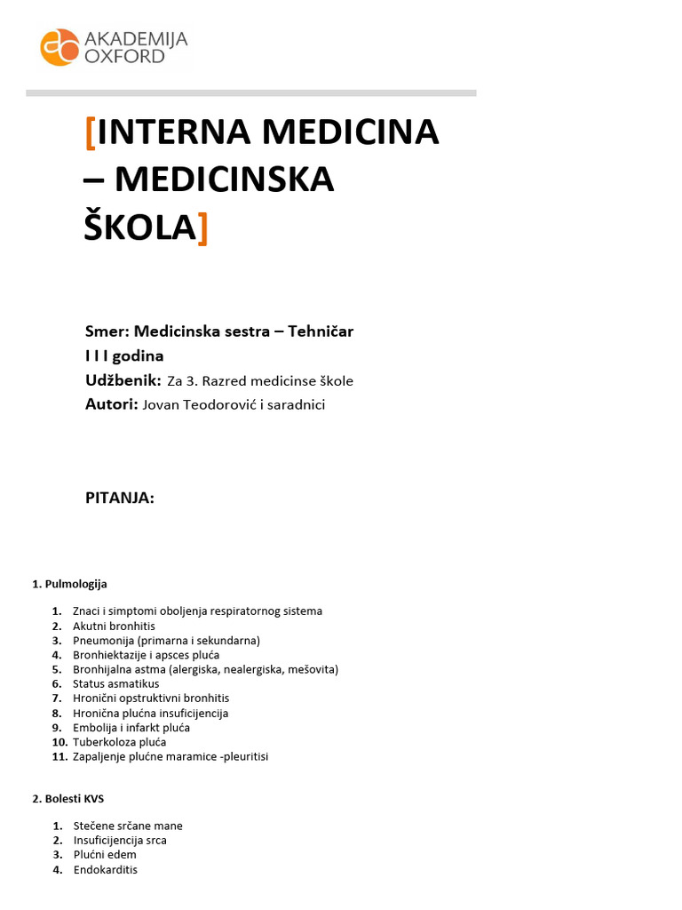 3 Interna Medicina | PDF