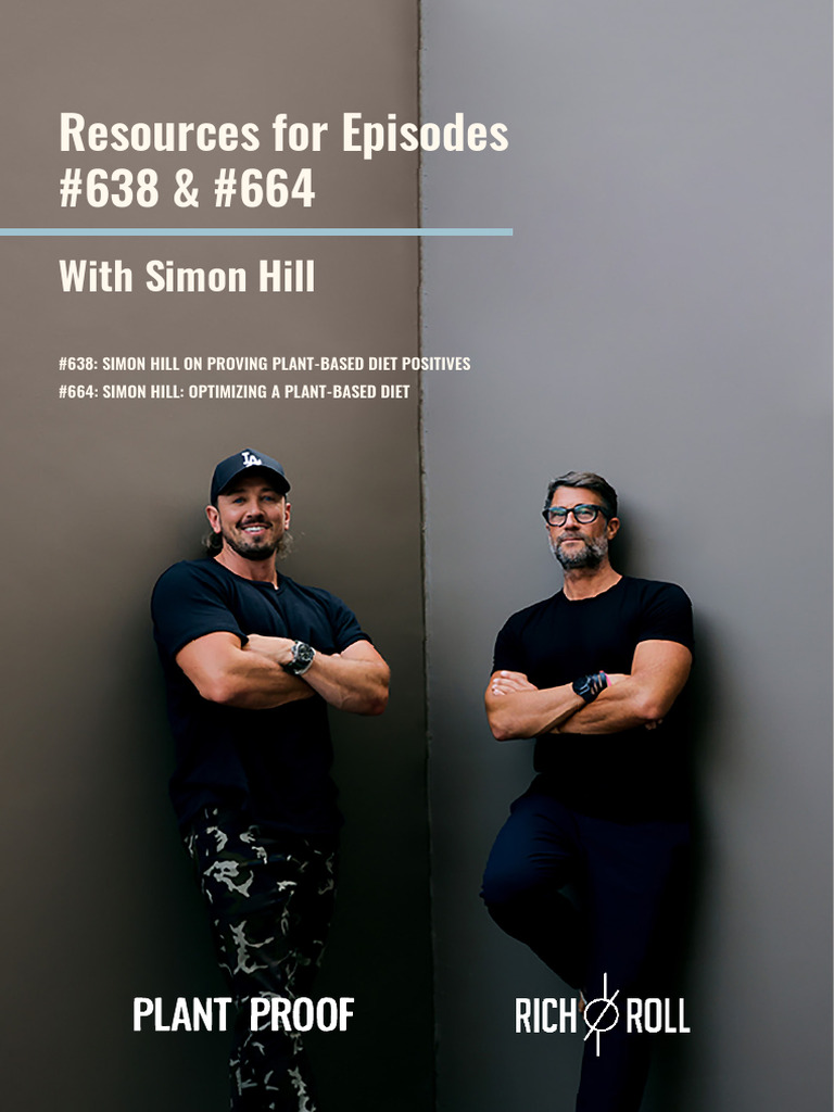 Simon Hill Rich Roll | PDF | Dietary Supplements | Nitrate
