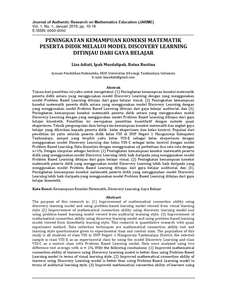 Adiyati Et Al, 2019 | PDF | Karier & Perkembangan