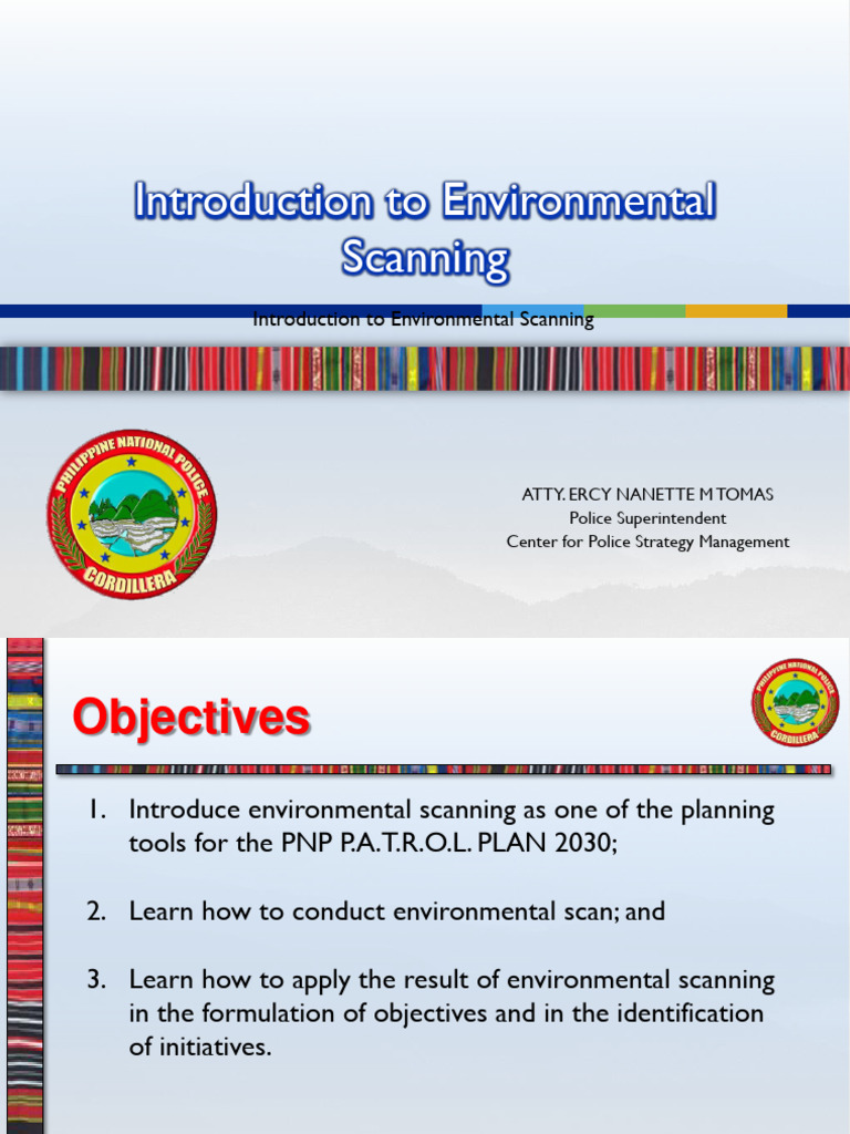 Environmental Scanning | PDF
