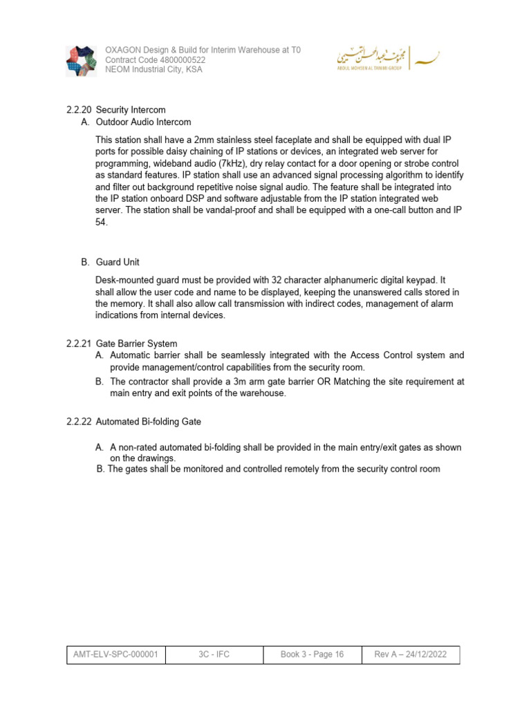 Spec 03 4800000522 120000 Amt Elv SPC 000001 | PDF