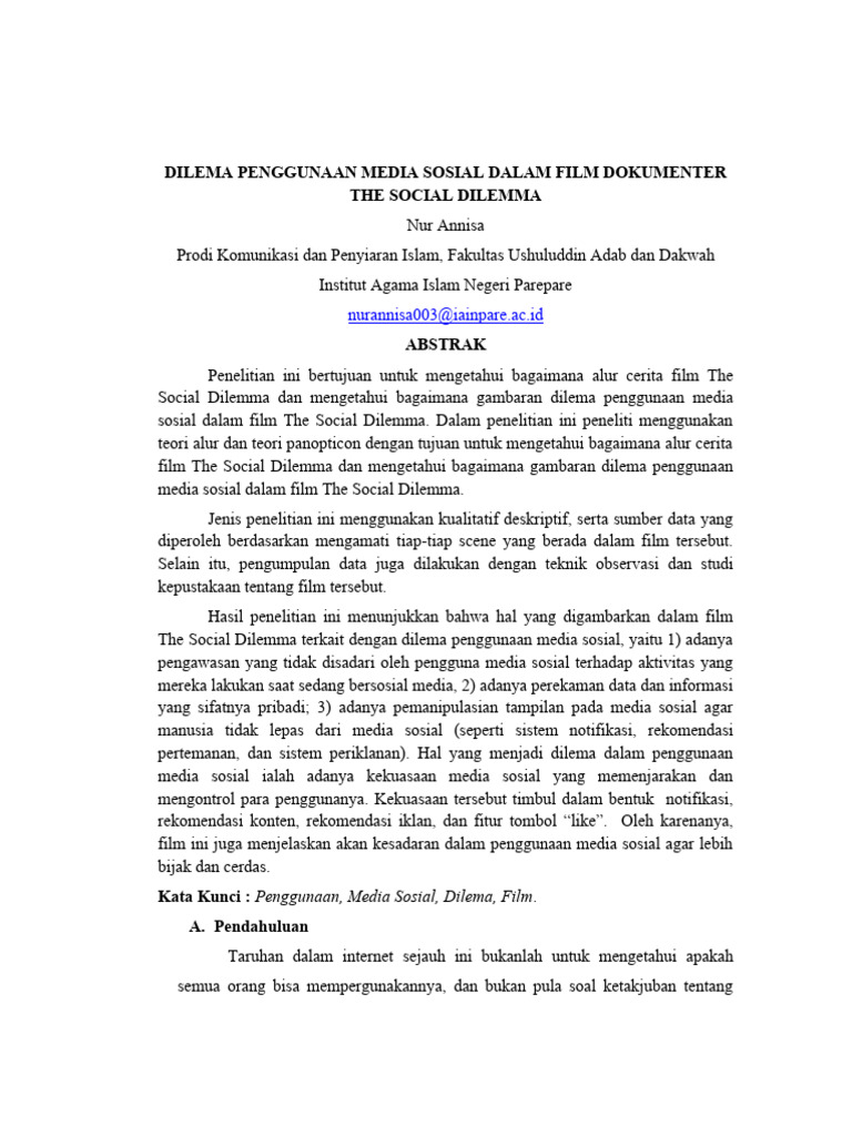 Artikel Nur Annisa | PDF