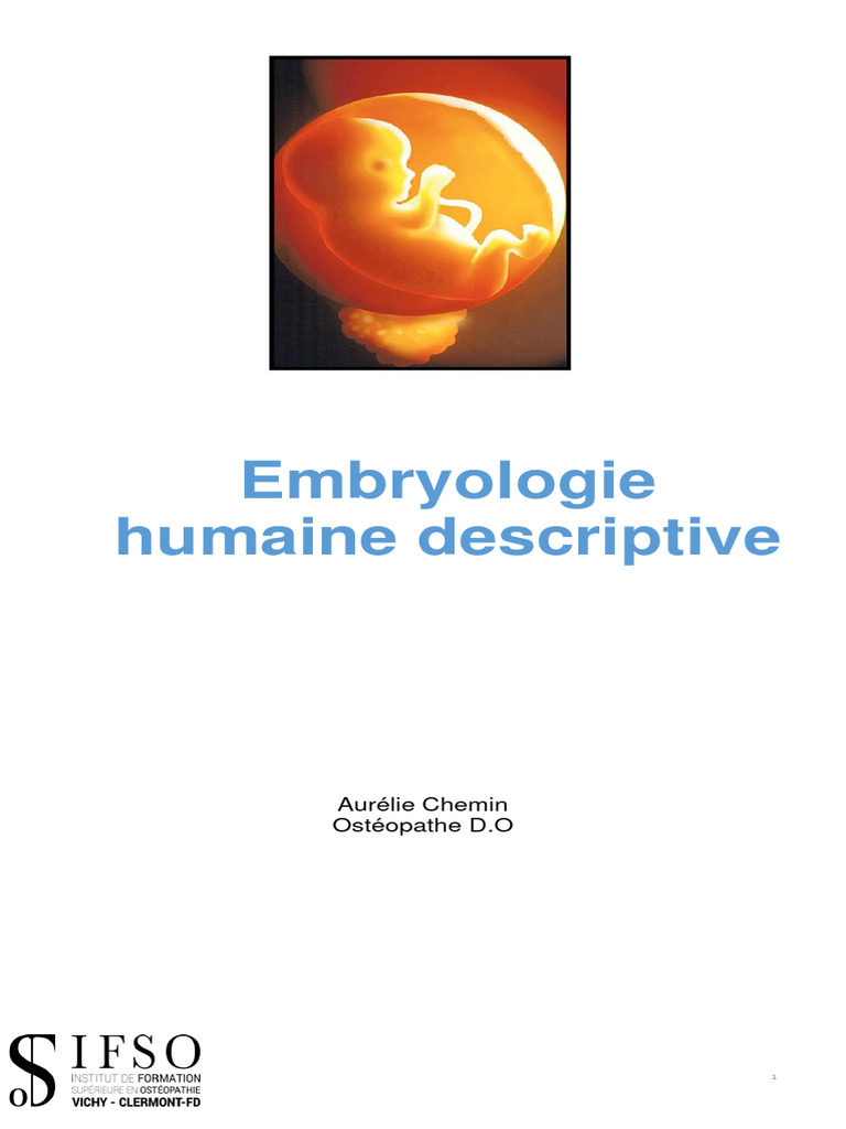 Embryologie Humaine Polycopie PDF 1 | Download Free PDF | Méiose ...