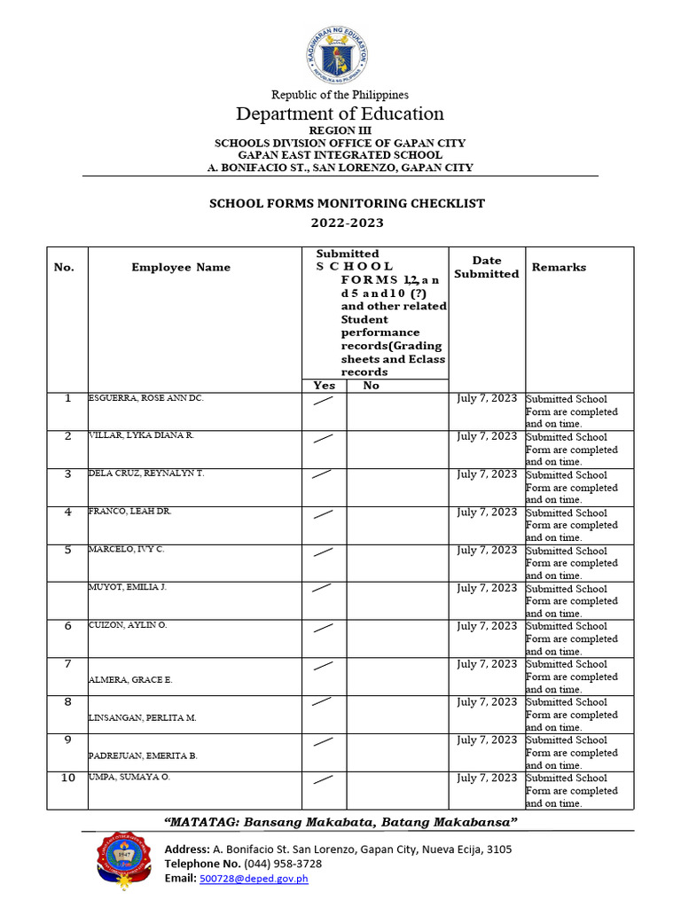 Monitoring Tool For Students Performance Records | PDF