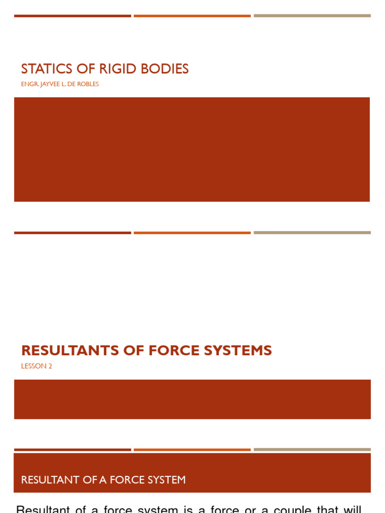 Lesson-2 (SRB) | PDF | Force | Rotation Around A Fixed Axis