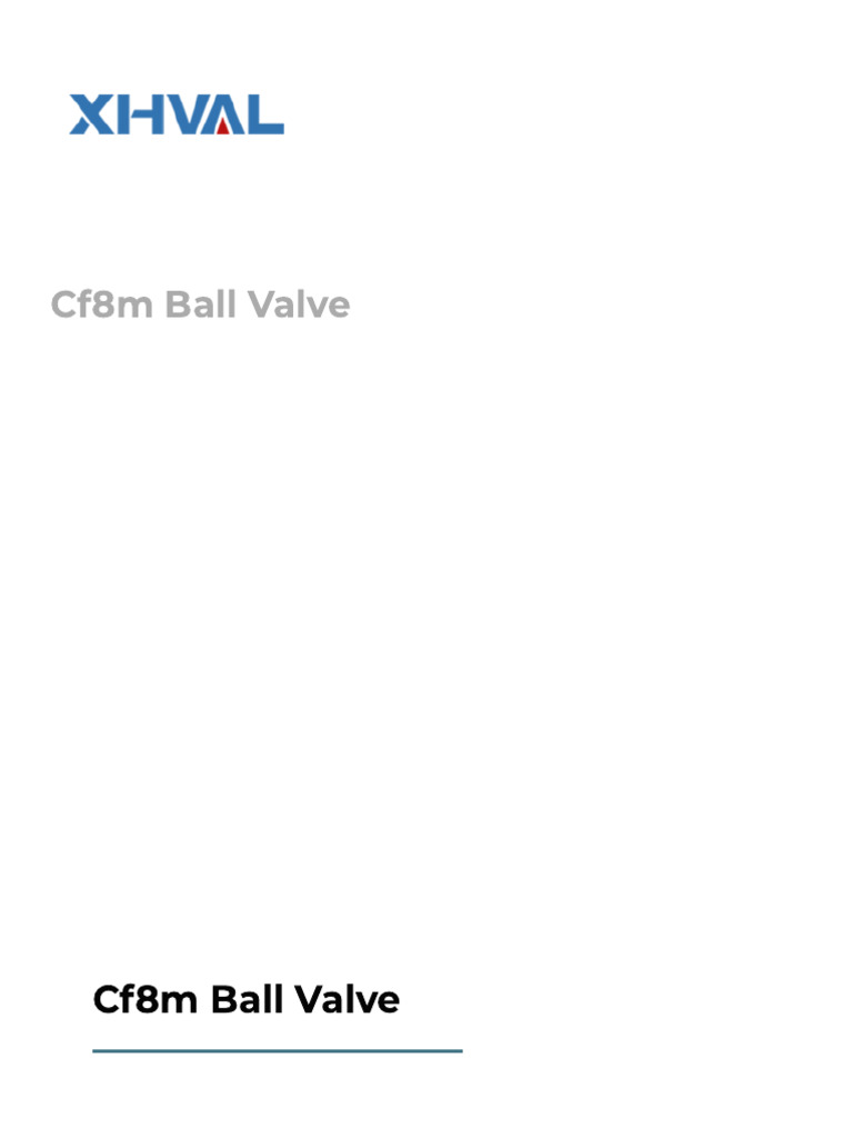 CF8M Valves | PDF | Stainless Steel | Corrosion
