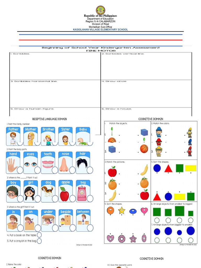Ecd Assessment 2023 2024 | PDF
