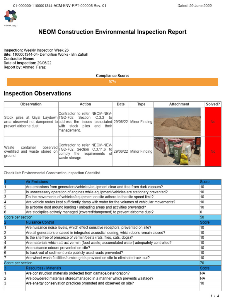 01 000000 1100001344 Acm Env RPT 000005 - 01 | PDF