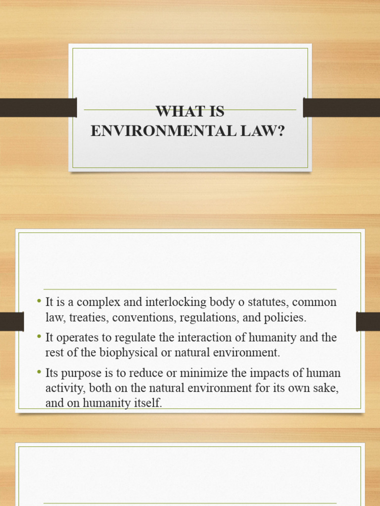 Environmental Laws | PDF