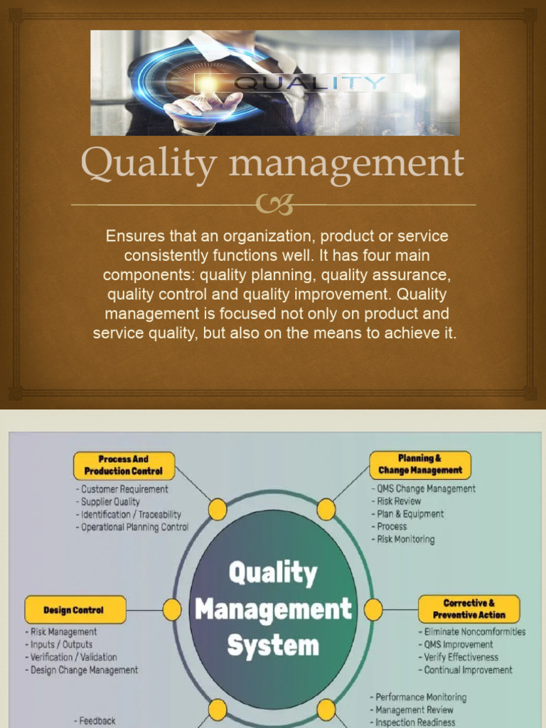 Quality Management Final Output | PDF | Quality Management System ...