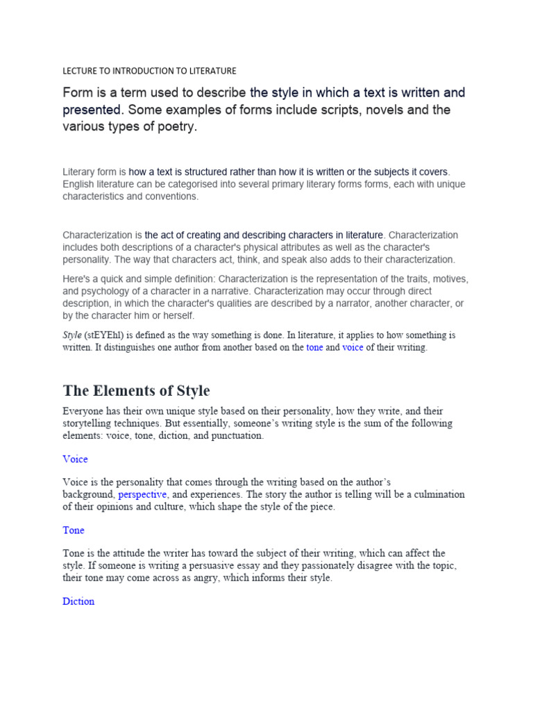 Lecturee Sato Introduction To Literature Up To Philippine Literature ...