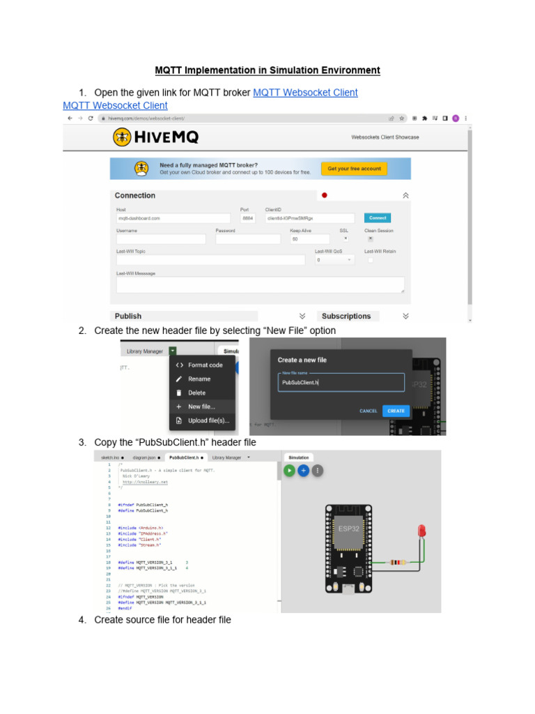 Final of MQTT - Steps - September 2, 531 PM | PDF | Computer Programming | Computing