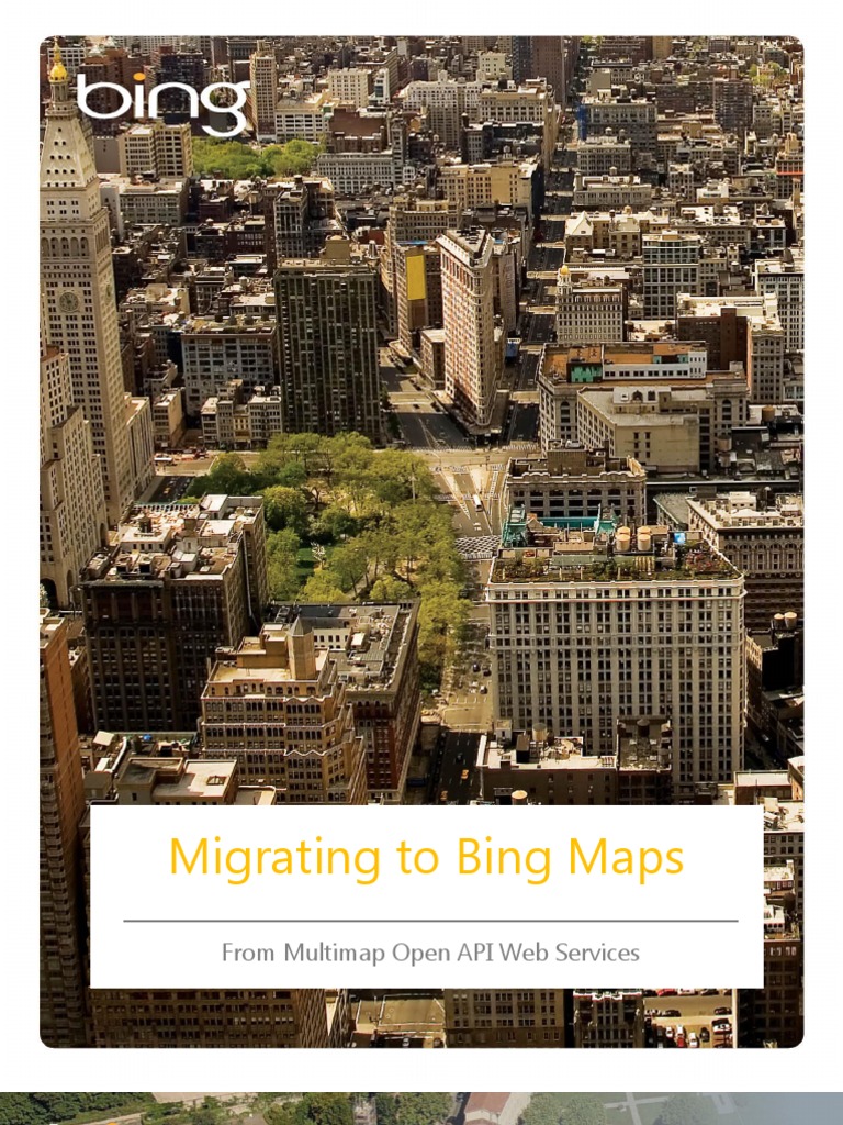 Multimap Open API Web Services To Bing Maps | PDF | Application ...