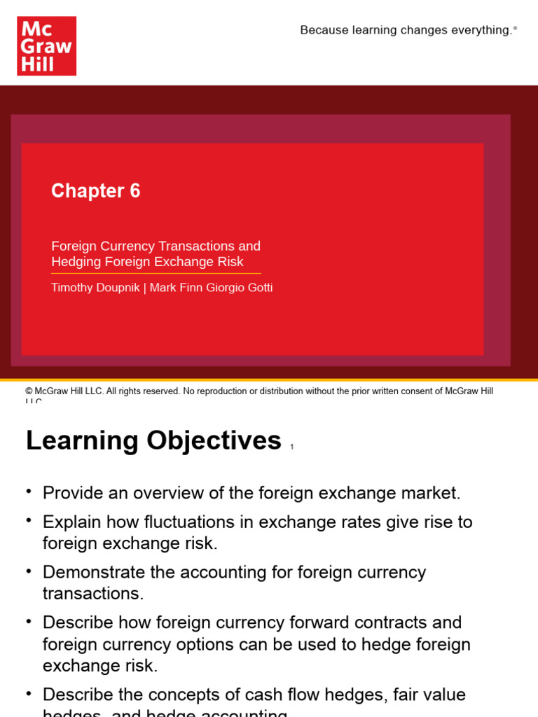 Doupnik 6e Chap006 PPT Accessible GM Output | PDF | Hedge (Finance) | Exchange Rate