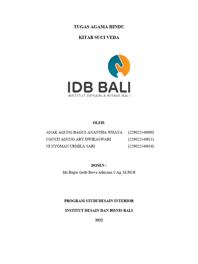 Kitab Suci Veda | PDF