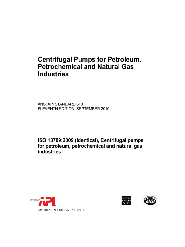 API 610, 11th | PDF