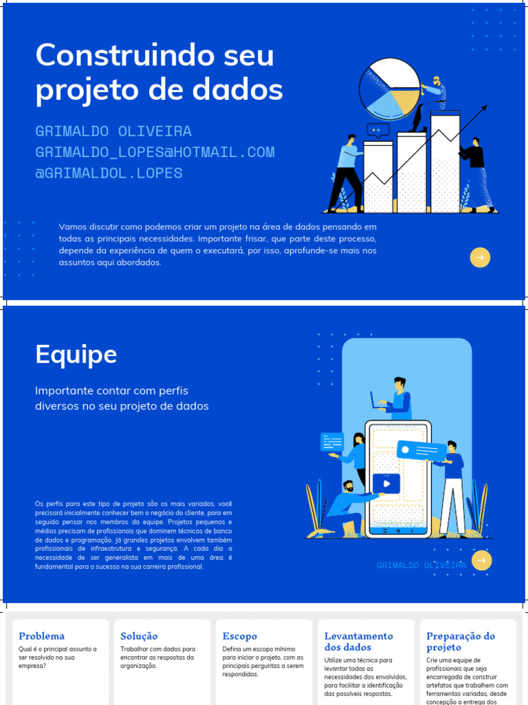 Construção Do Seu Projeto de Dados | PDF