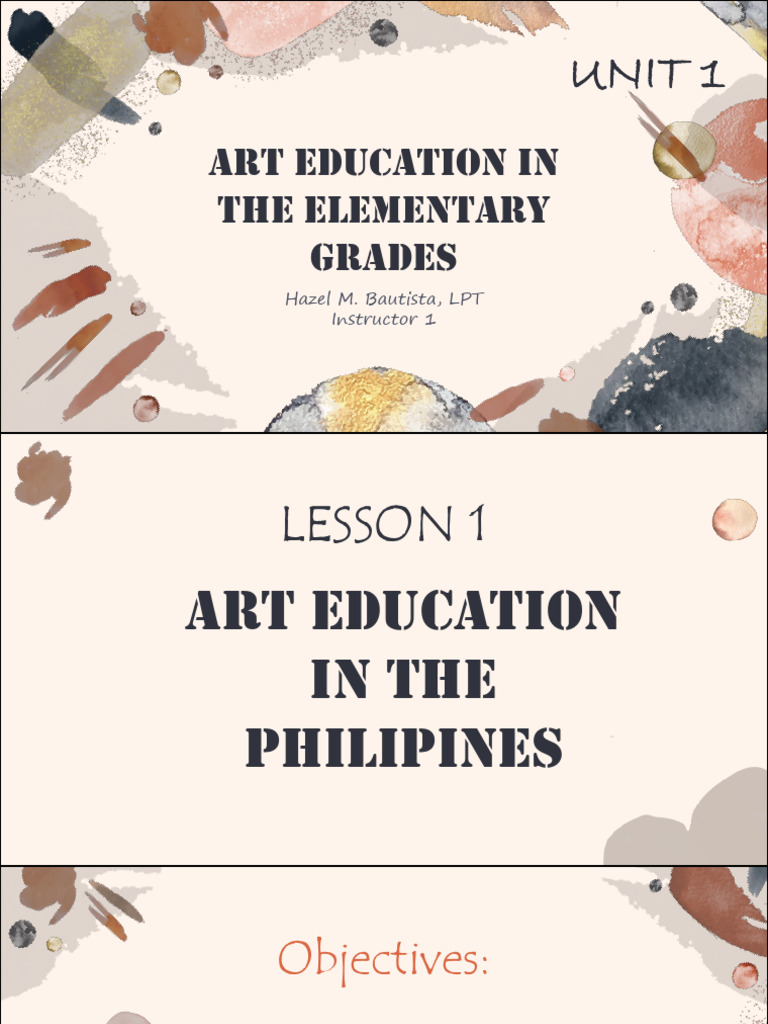 Art Education in Philippine Elementary Schools | PDF | Teachers ...