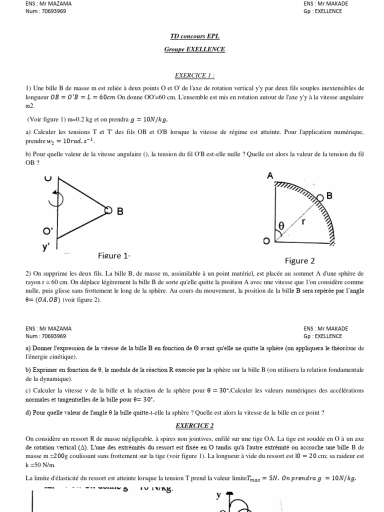 Exercice TD-2 | PDF
