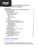Event Derivation in SuccessFactors EC | PDF