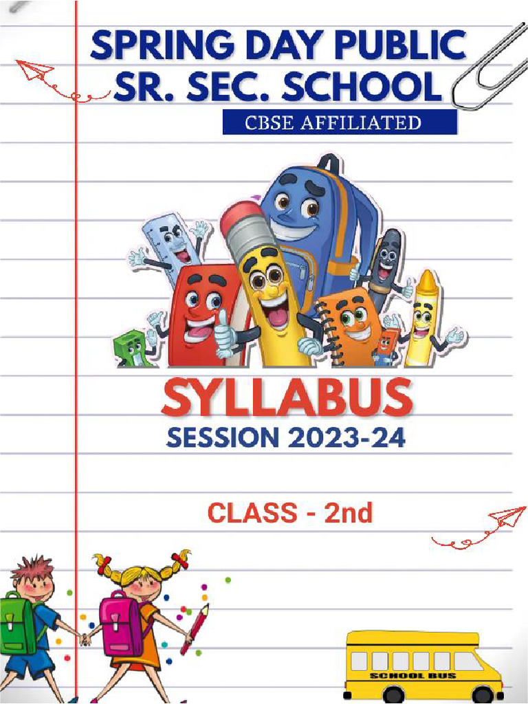 Class 2 Syllabus New 23 | PDF