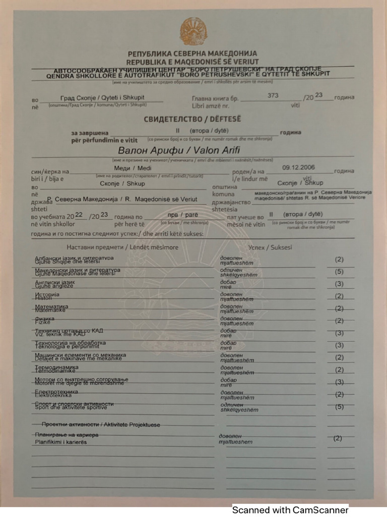 Valon Arifi | PDF