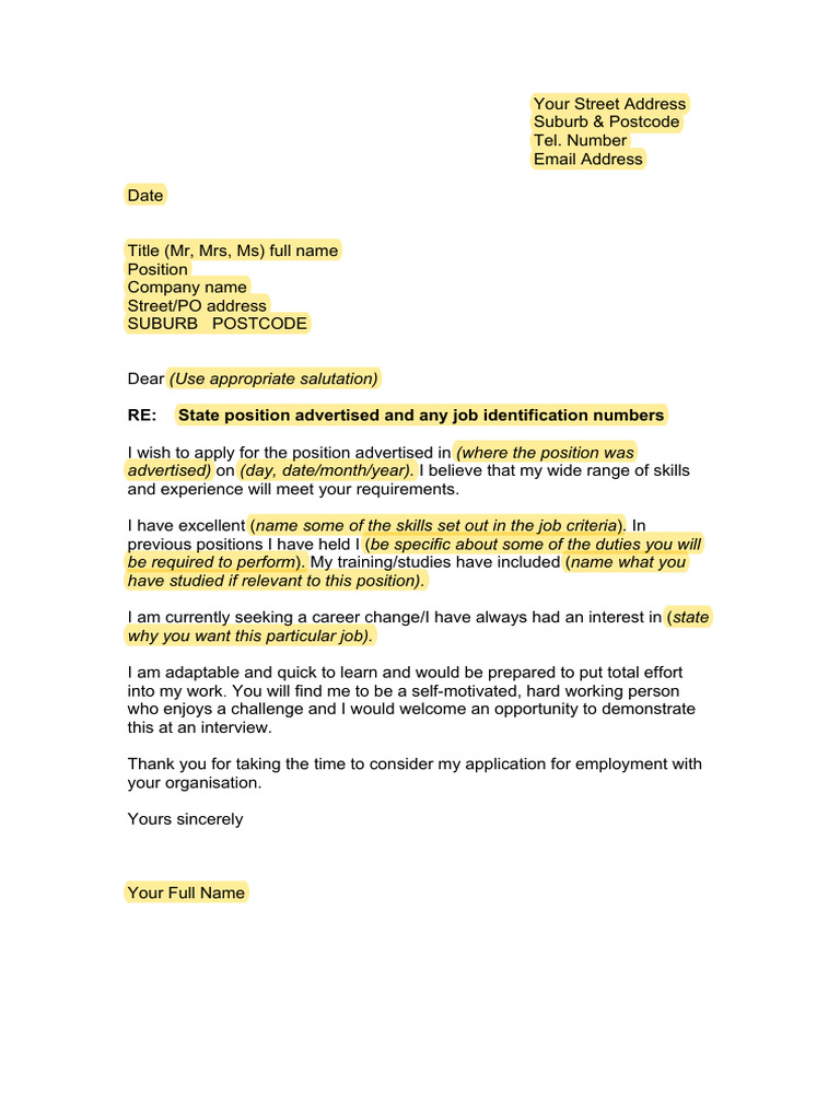 EA Cover Letter Guide-200511-105407 | PDF | Career & Growth