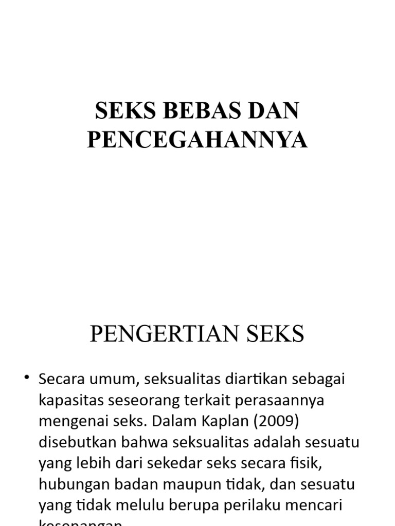 Materi Seks Bebas | PDF