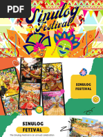 Colorful Illustrated Sinulog Festival Poster | PDF | Social Science