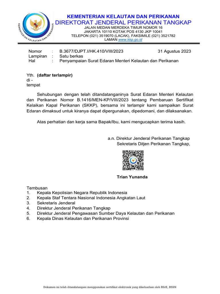 Pembaruan SKKP B1416 | PDF