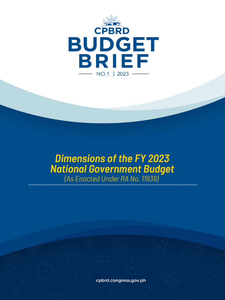 BB2023-01 Dimensions of The FY 2023 NG Budget | PDF
