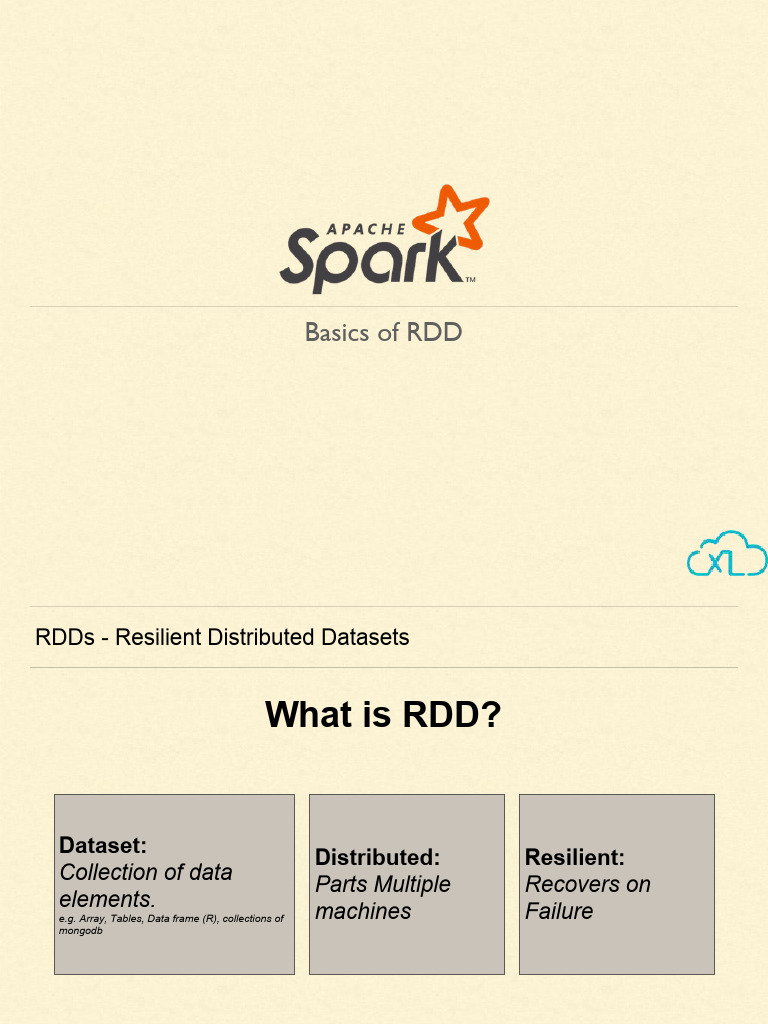 Basics of RDD | PDF | Apache Spark | Software Engineering