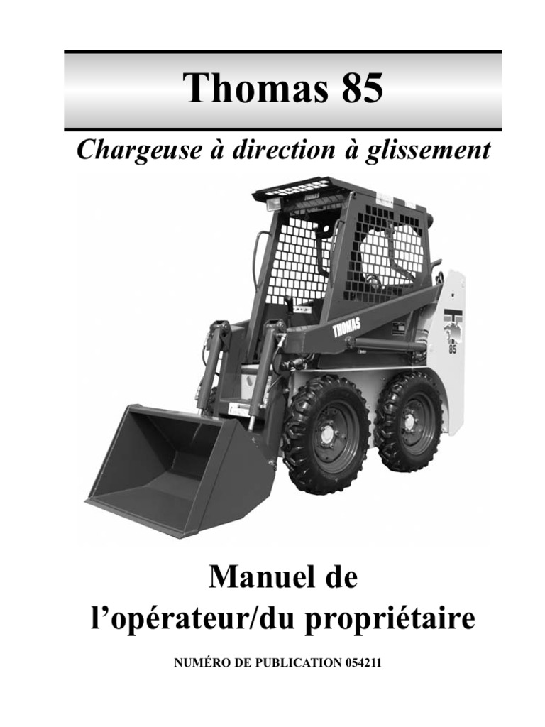 Manual Thomas 85 | PDF
